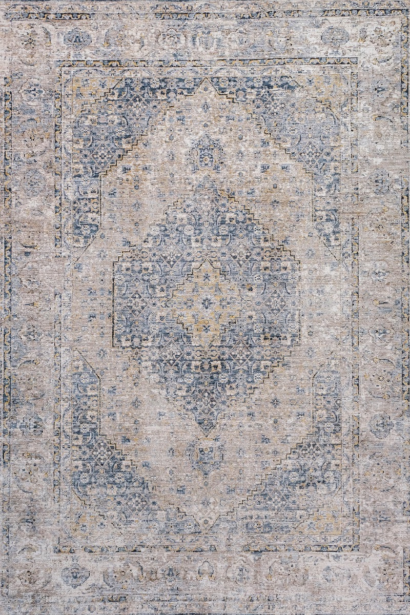 Allen Blue Cream Traditional Rug by DecoRug Elegant & Timeless Design ...