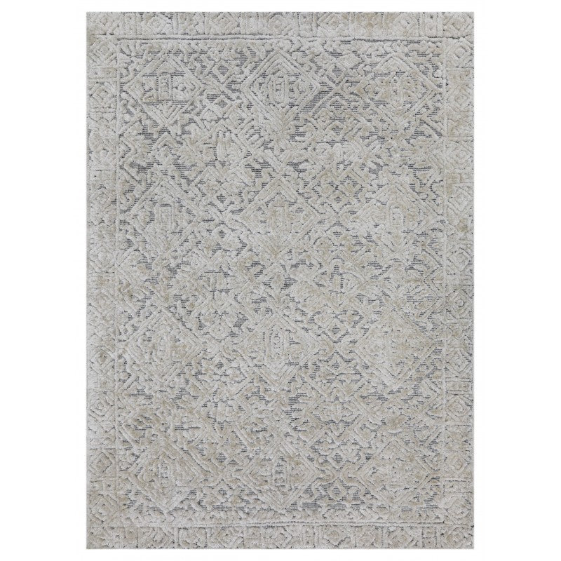 Sahara Rug Ivory & Grey – Love That Homewares